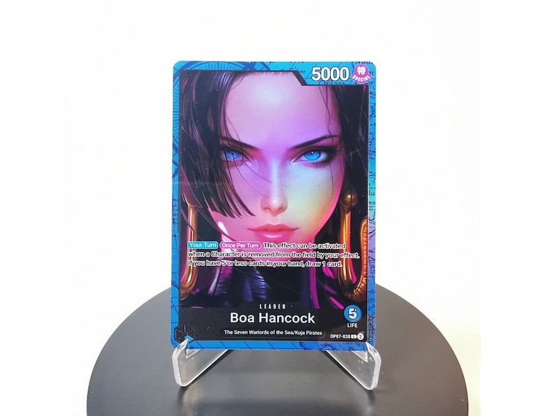 Boa Hancock OP07 Custom Leader Karte One Piece Hyper-gloss Full Holo ...