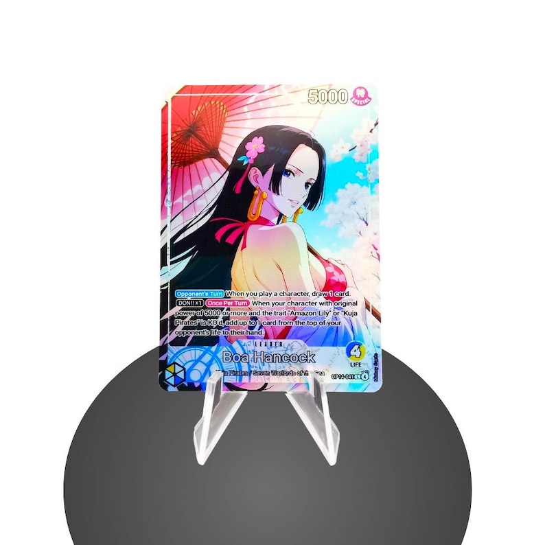 Boa Hancock OP14 Custom Leader – Karte One Piece - Hyper-gloss Full ...