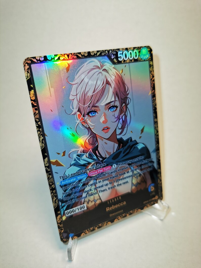 Rebecca Leader LIMITED Champion Edition – Karte One Piece – Custom ...