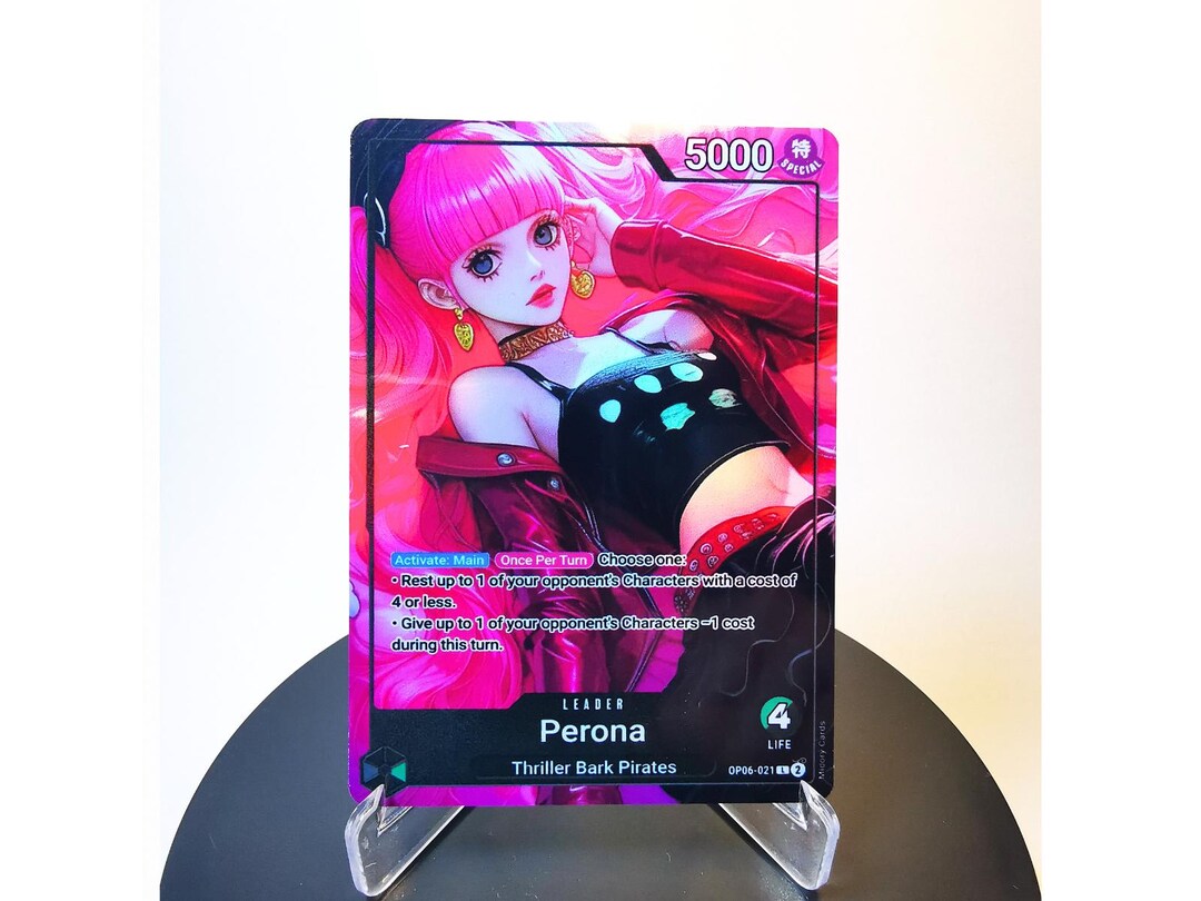 Perona Custom Leader OP06 – Karte One Piece Custom - Hyper-gloss Full ...