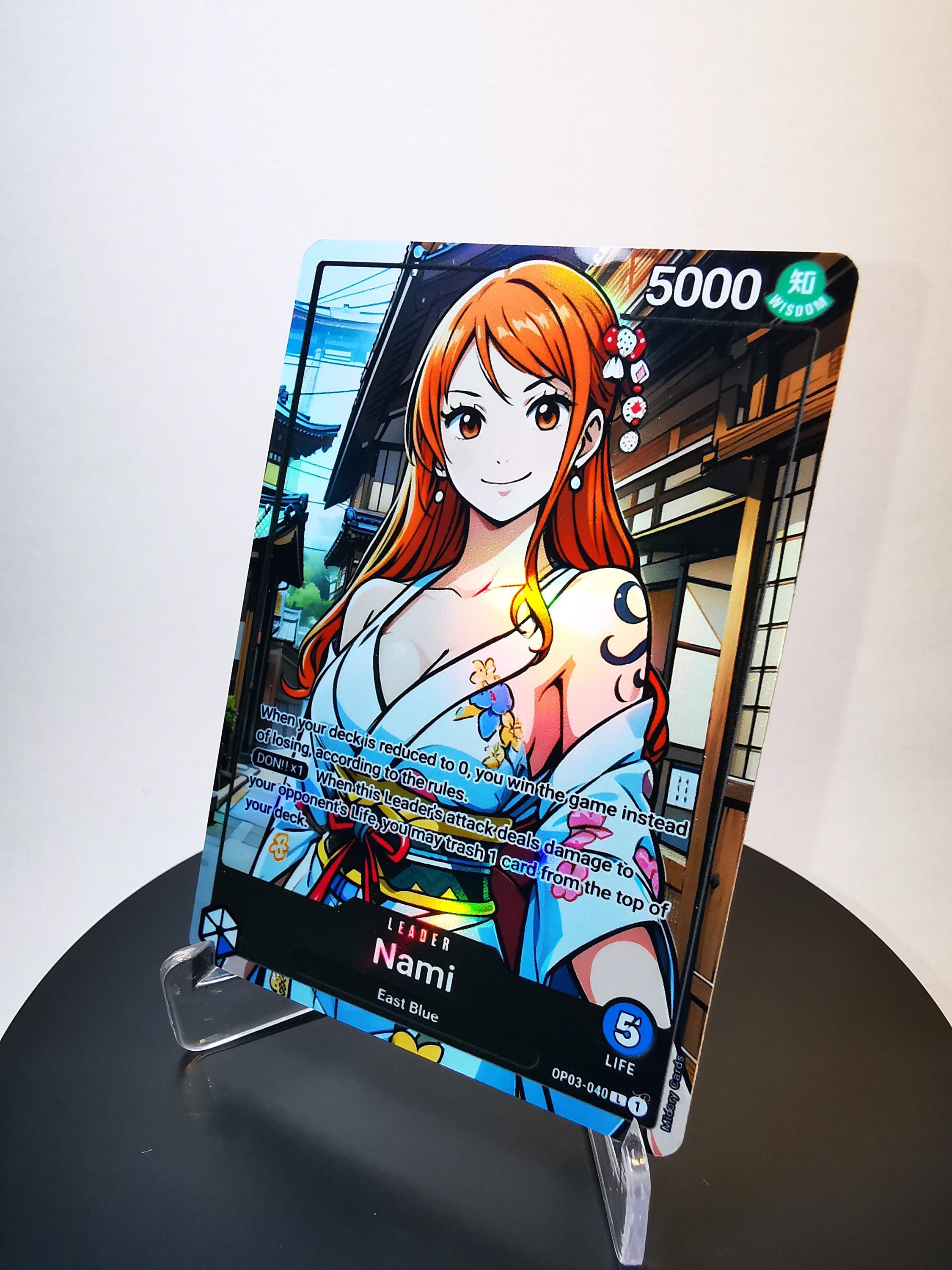 NAMI Custom Leader OP03 – Karte One Piece Custom - Hyper-gloss Full ...