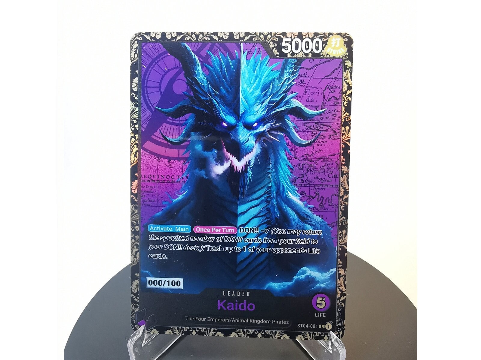 Kaido Leader LIMITED Champion Edition Karte One Piece Custom Hyper ...