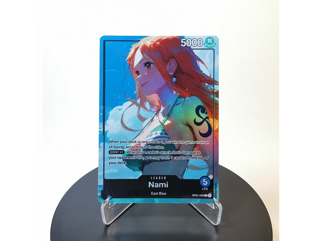 NAMI Custom Leader OP03 – Karte One Piece Custom - Hyper-gloss Full ...