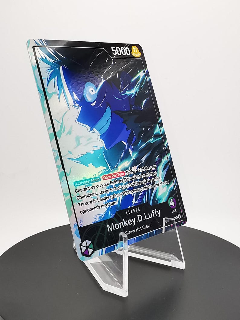 Luffy Leader EB02 Custom – Karte One Piece - Hyper-gloss Full Holo Foil ...
