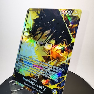 LUFFY Leader BY ST13 Custom – Karte One Piece - Hyper-gloss Full Holo ...