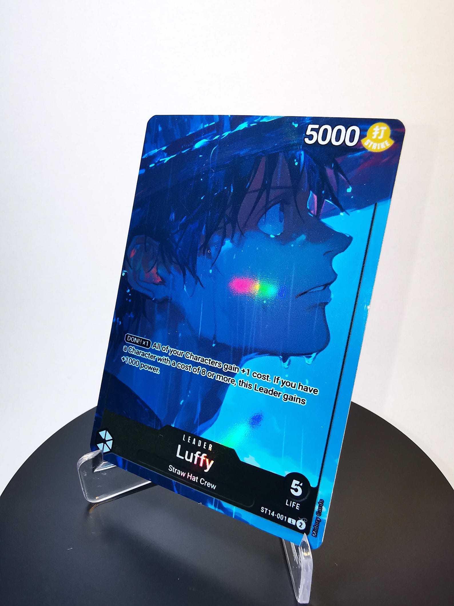 LUFFY Leader ST14 Custom – Karte One Piece - Hyper-gloss Full Holo Foil ...