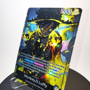 LUFFY Leader BY ST13 Custom – Karte One Piece - Hyper-gloss Full Holo ...