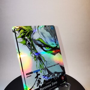 Zoro Leader RED OP01 Custom – Karte One Piece - Hyper-gloss Full Holo ...