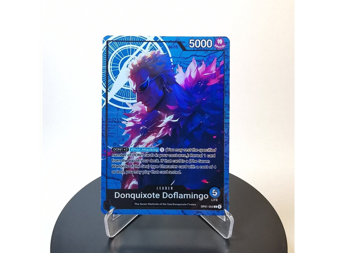 Doflamingo Custom Leader OP01 – Karte One Piece Custom - Hyper-gloss ...