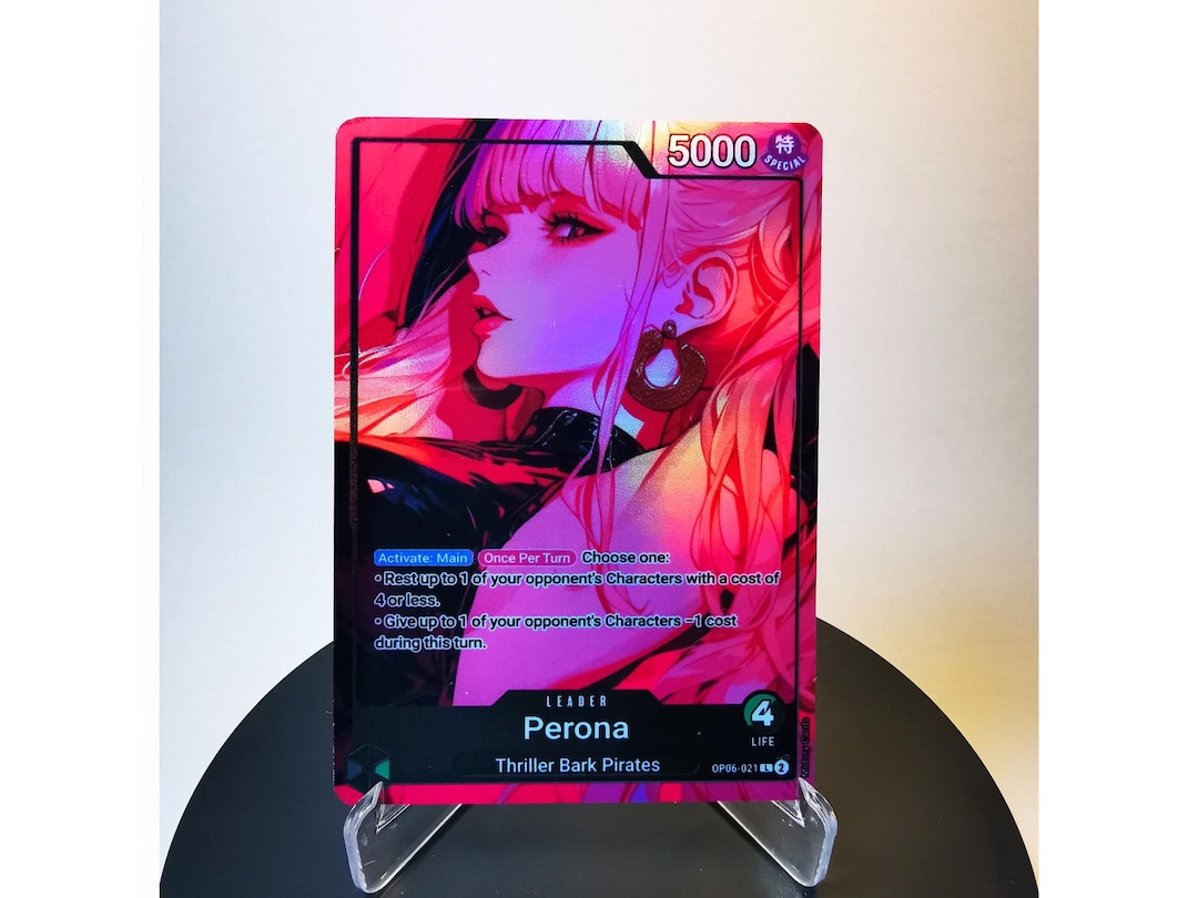 Perona Custom Leader OP06 – Karte One Piece Custom - Hyper-gloss Full ...