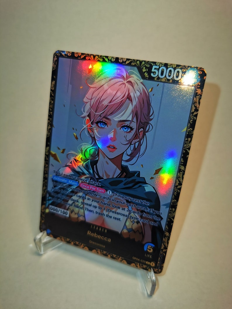 Rebecca Leader LIMITED Champion Edition – Karte One Piece – Custom ...