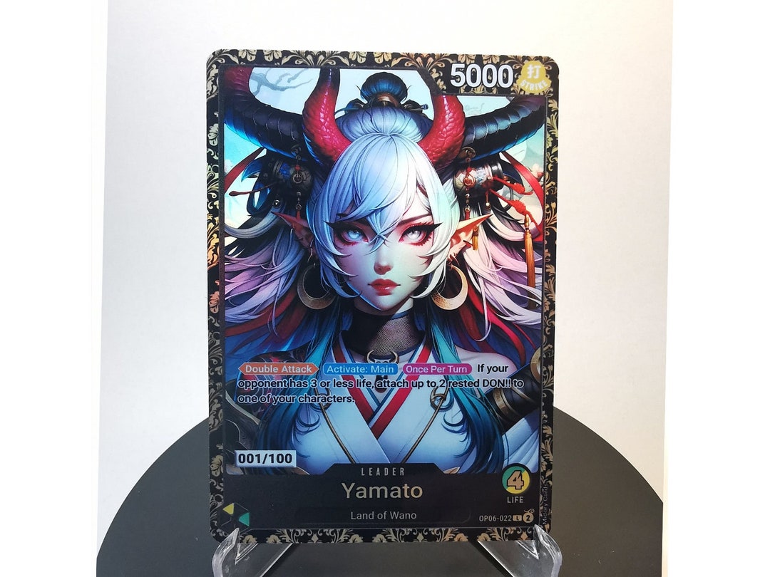 Yamato Leader LIMITED Champion Edition – Karte One Piece – Custom ...