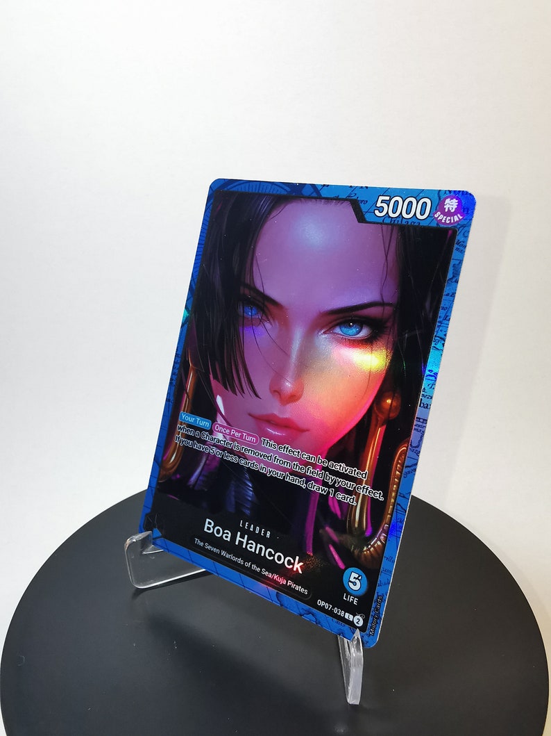Boa Hancock OP07 Custom Leader Karte One Piece Hyper-gloss Full Holo ...