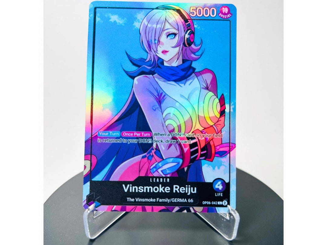 Reiju Custom Leader OP06 – Karte One Piece Custom - Hyper-gloss Full ...