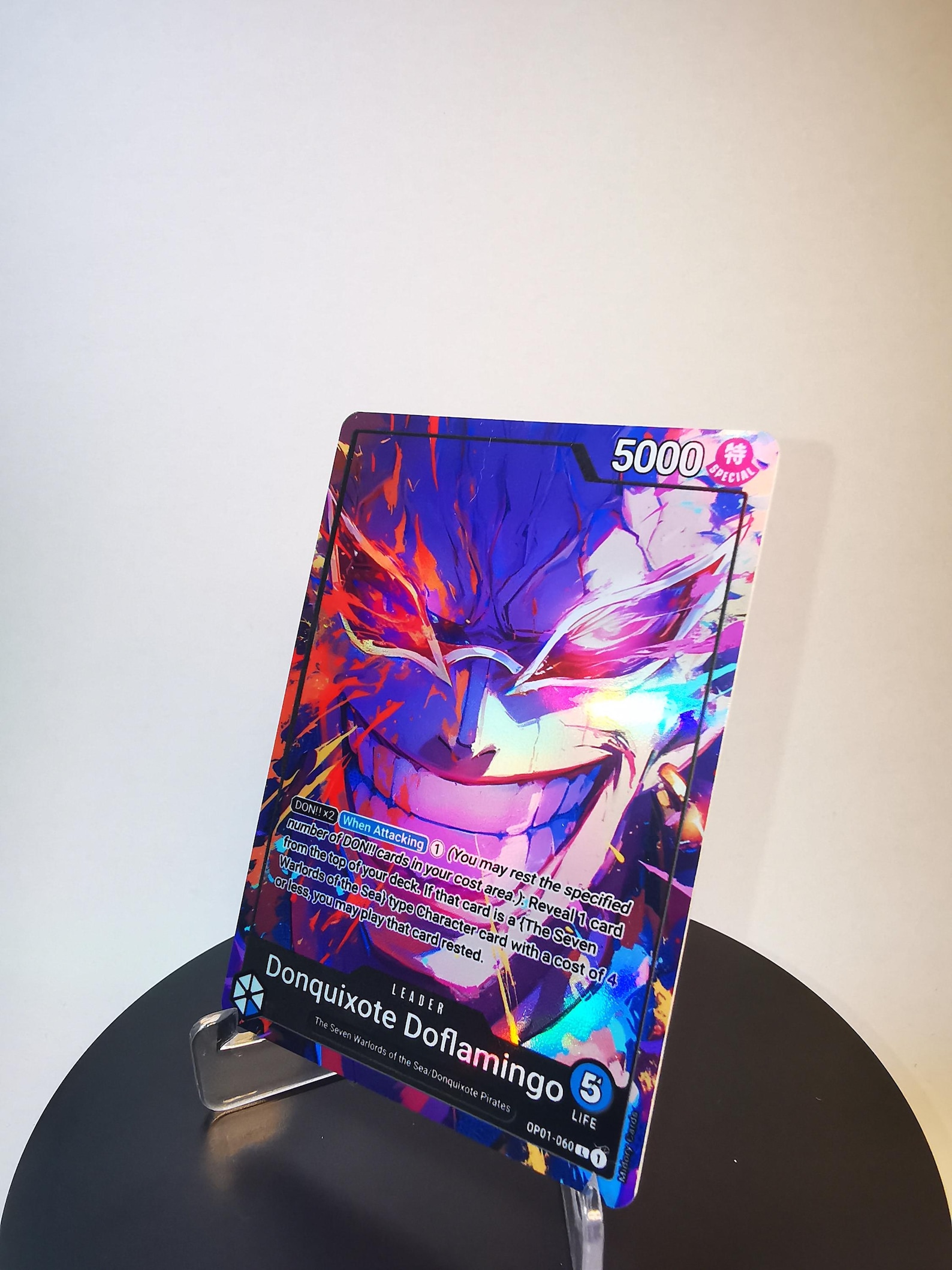 Doflamingo Custom Leader OP01 – Karte One Piece Custom - Hyper-gloss ...