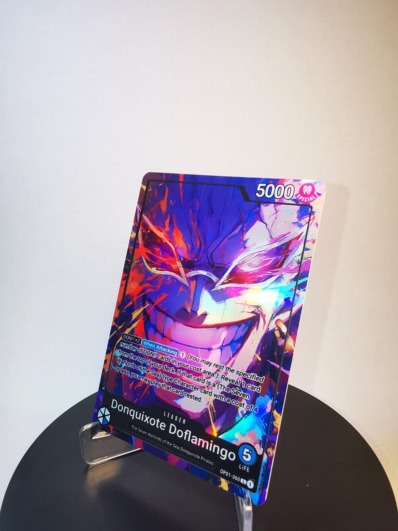 Doflamingo Custom Leader OP01 – Karte One Piece Custom - Hyper-gloss ...