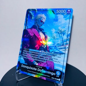 Doflamingo Custom Leader OP01 Karte One Piece Custom Hyper-gloss Full ...