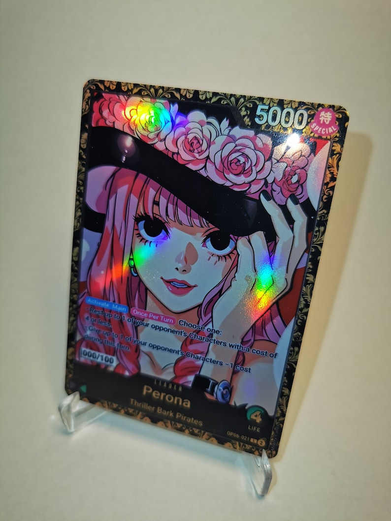 Perona Leader LIMITED Champion Edition – Karte One Piece – Custom ...