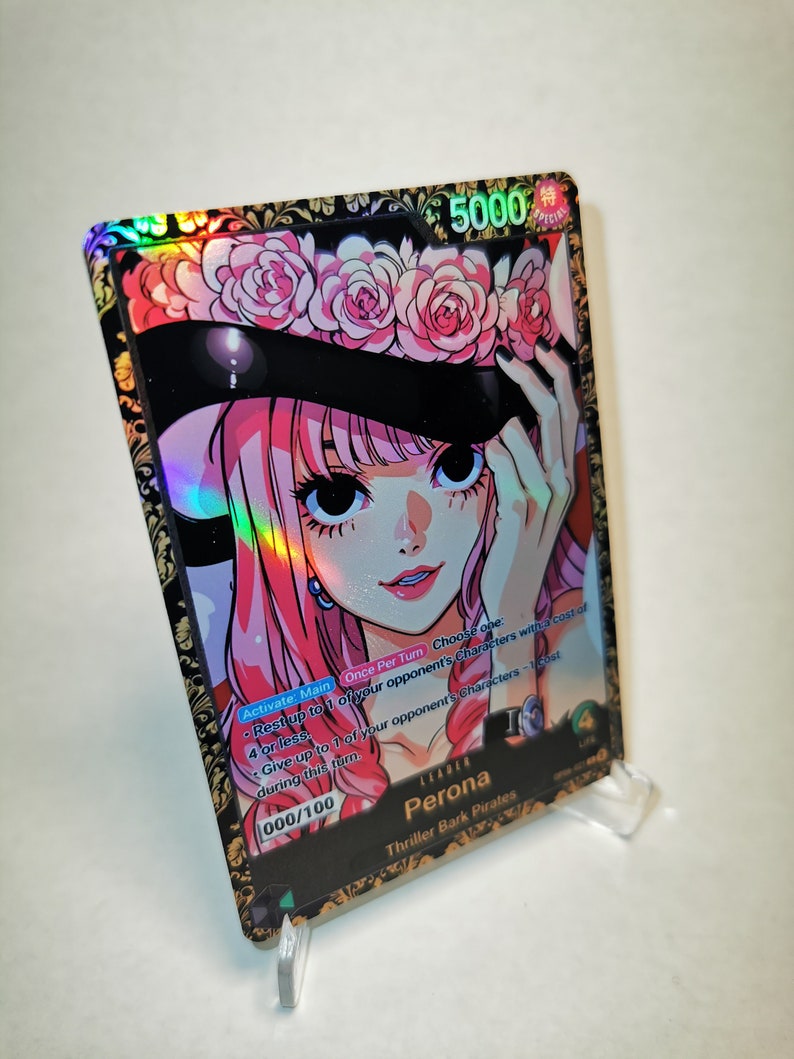 Perona Leader LIMITED Champion Edition – Karte One Piece – Custom ...