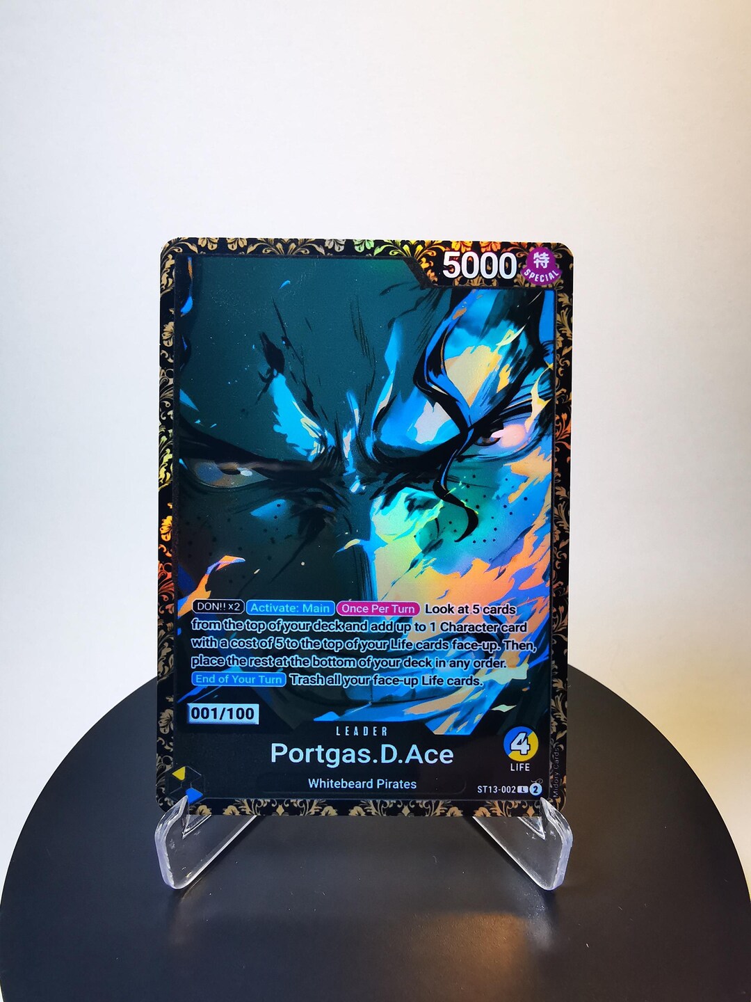 ACE Limited Champion Custom Leader BY ST13 – Custom Card One Piece ...