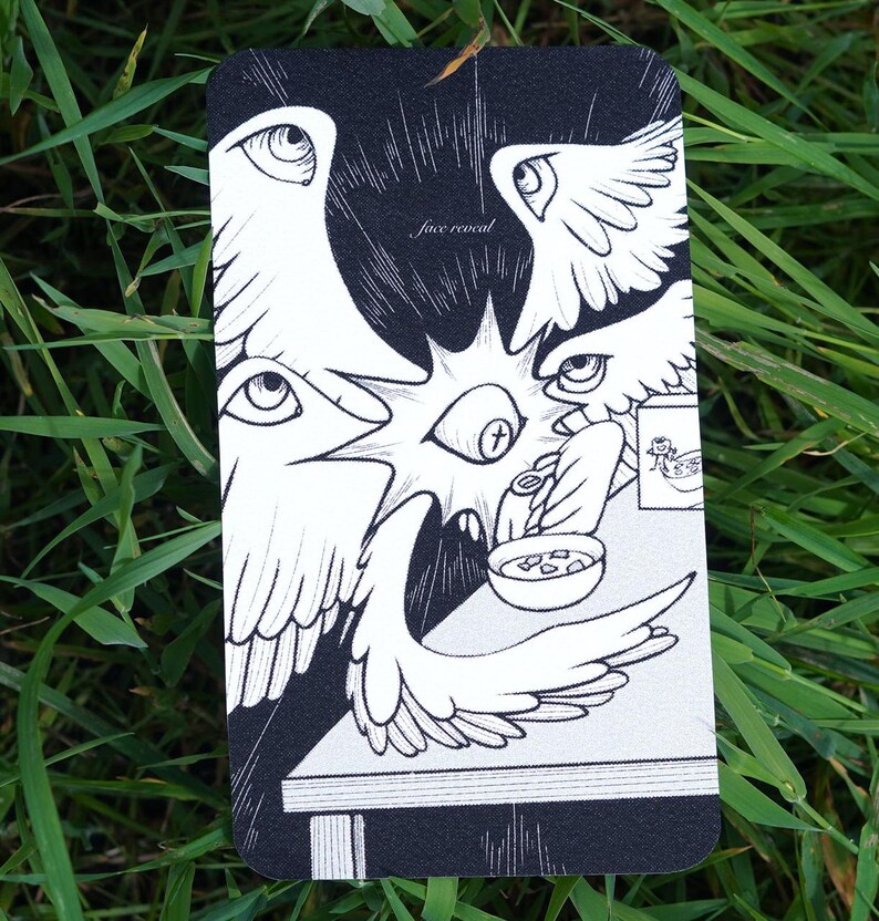 ANGEL EATING CEREAL Art Print Illustration, Aesthetic, Weird Art ...