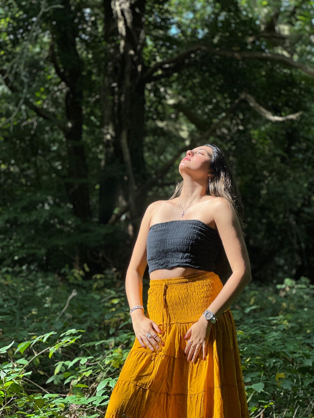 Boho Long Flare Skirt - Etsy