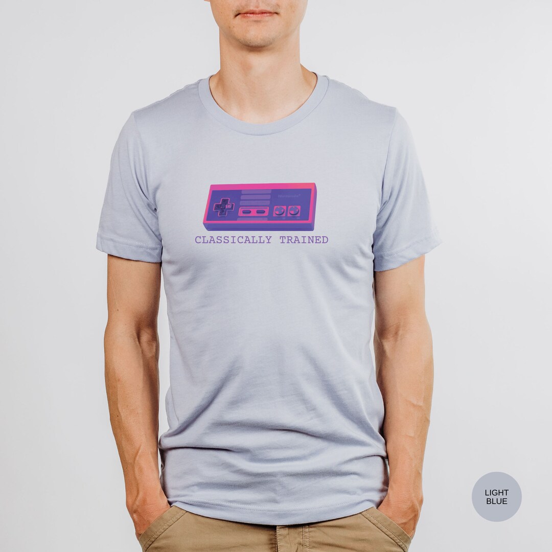 Classically Trained Gamer, Retro Gamer Shirt, Vintage Gamer Shirt, N64 ...