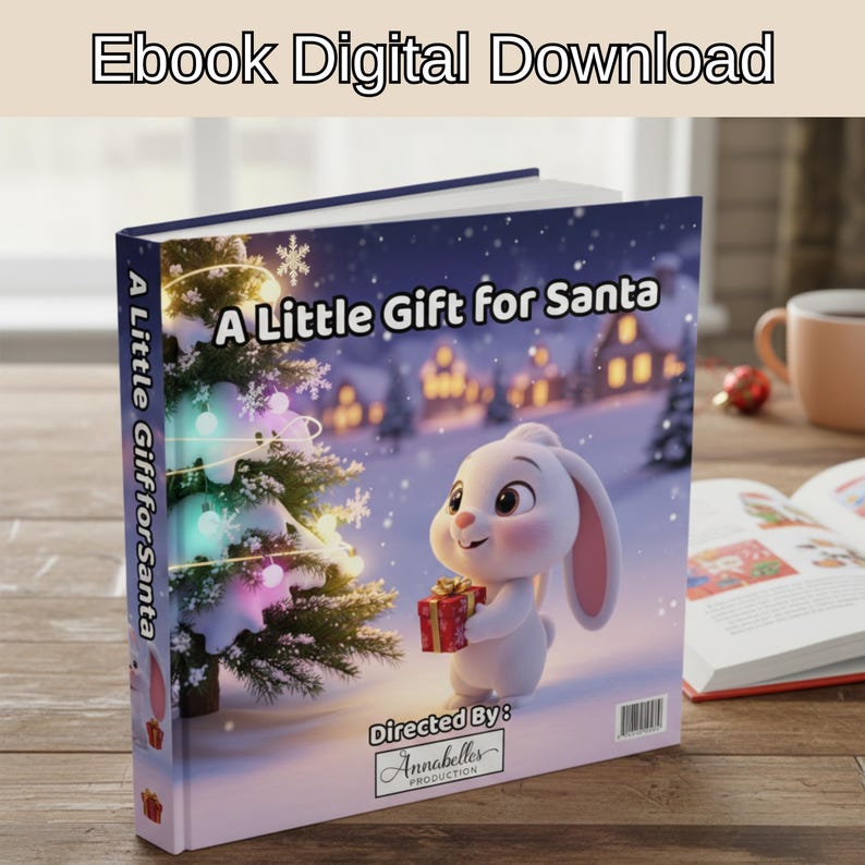 3D Kids Storybook | Flipbook | Printable | A Little Gift for Santa ...