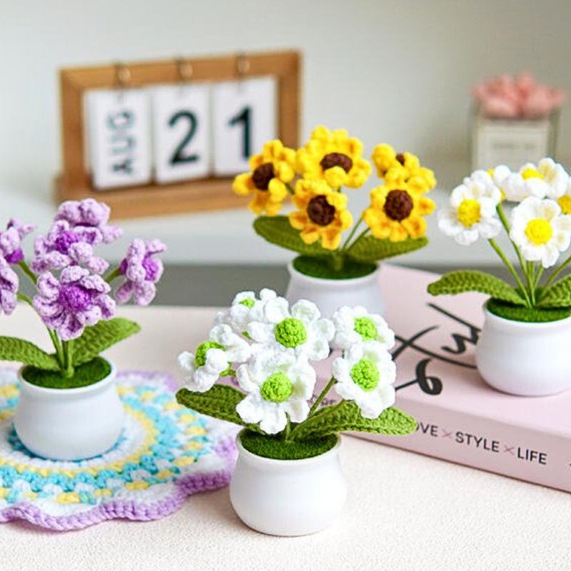 Miniature Flower Pot - Etsy