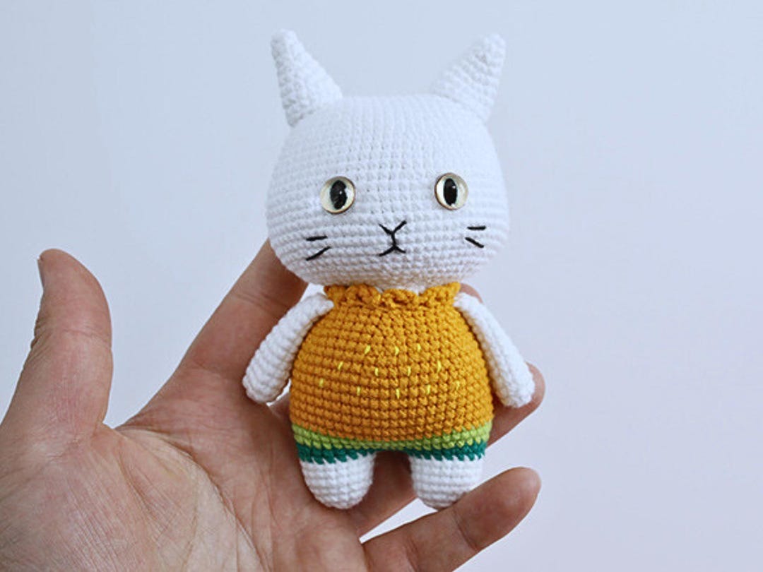 Crochet Cat,cat Key Ring for Tote Bag,cat Inspired Gifts,cat Lover Gift ...
