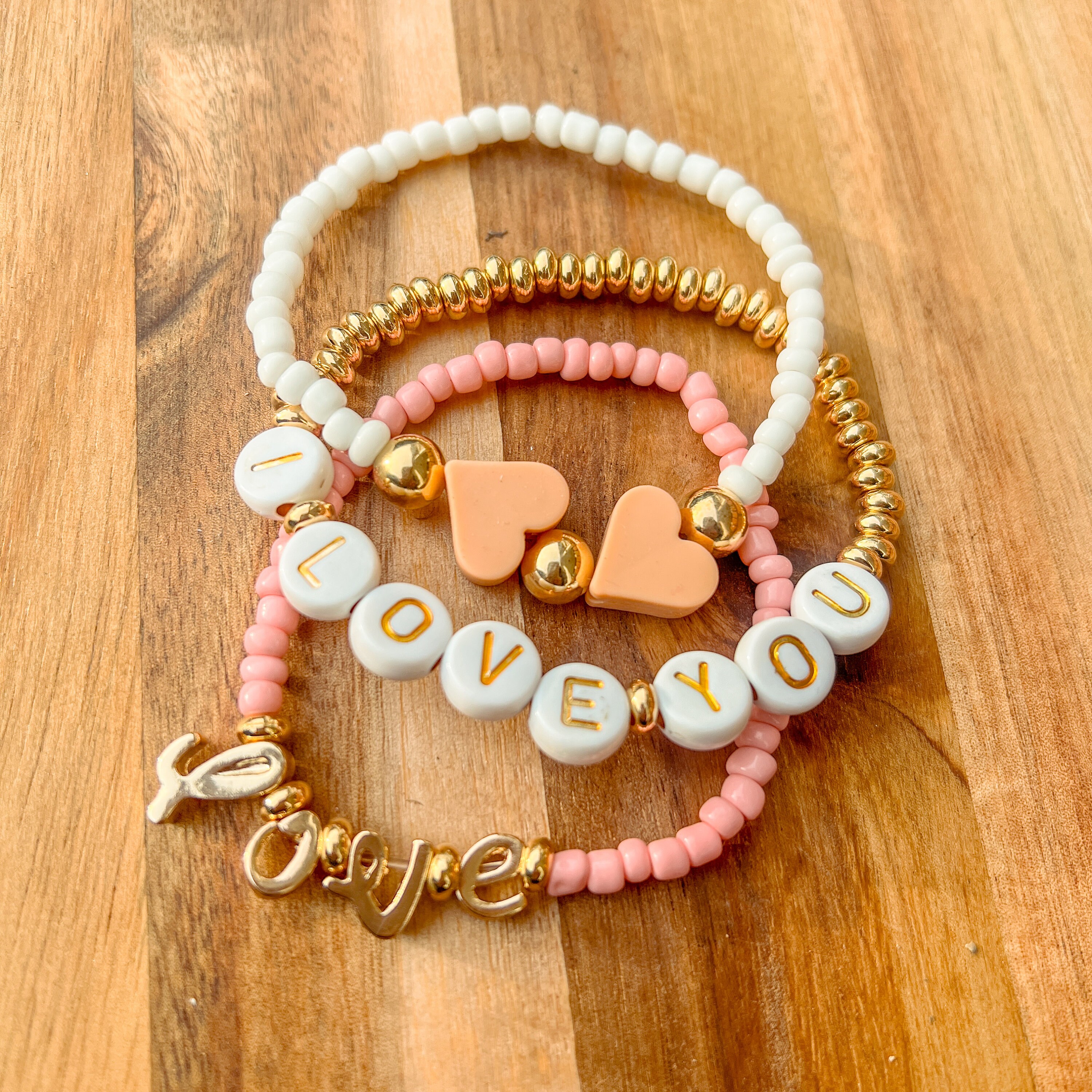 Valentine's Day Bracelet Stacks - Etsy