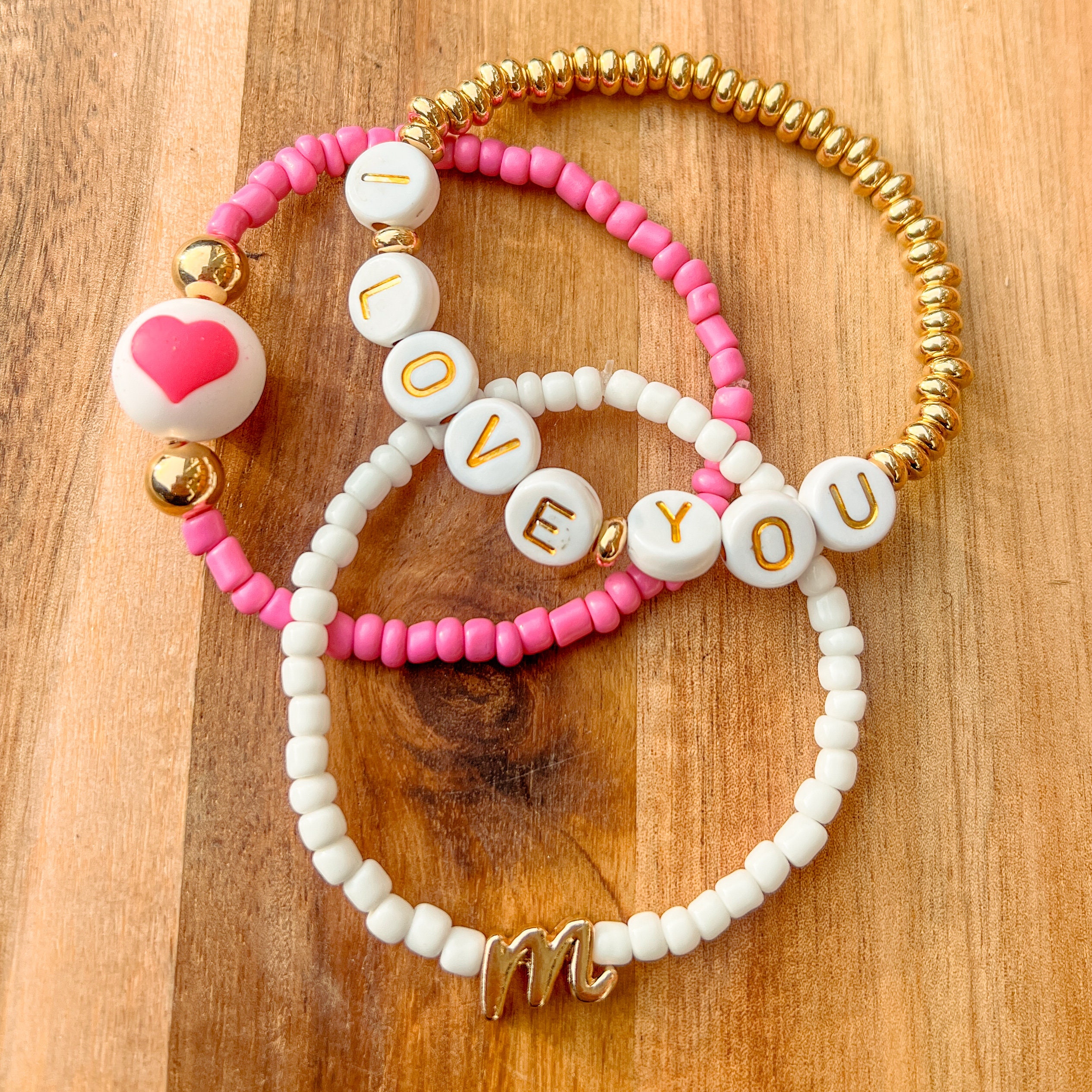 Valentine's Day Bracelet Stacks - Etsy