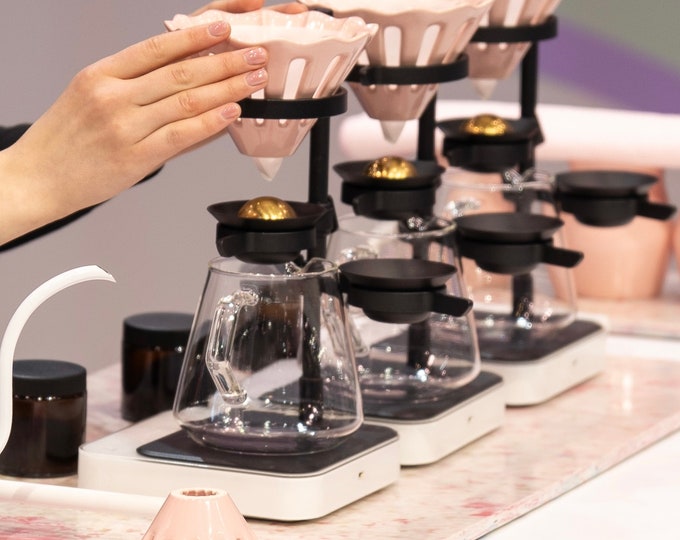 PYREX Glass Vacuum Coffee Maker vaculator for Hill-shaw Company Vintage ...