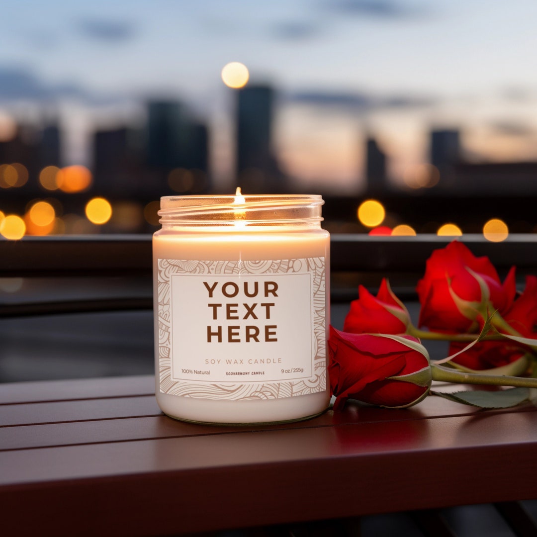 Custom Candle, Custom Text Gift, Create Your Own Candle Label ...
