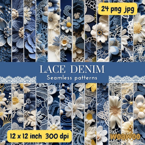 Denim and Lace - Etsy