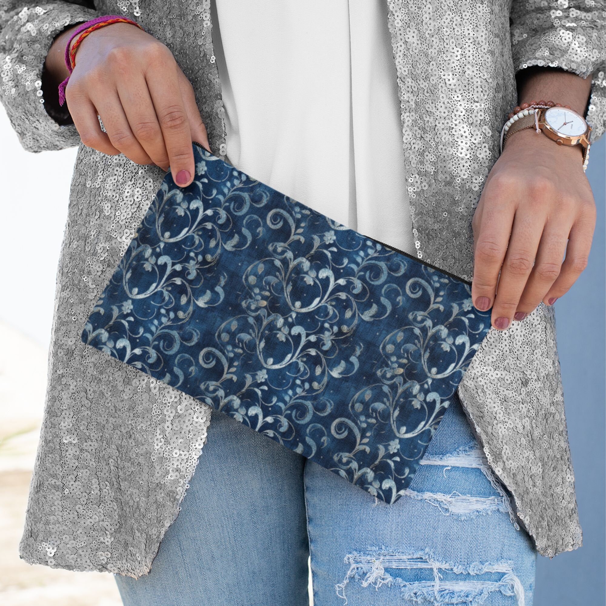 Denim Pattern Vintage Denim Seamless Denim Digital Paper Decorate Denim ...