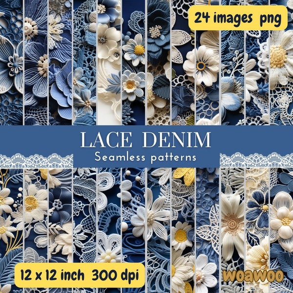 Denim and Lace - Etsy