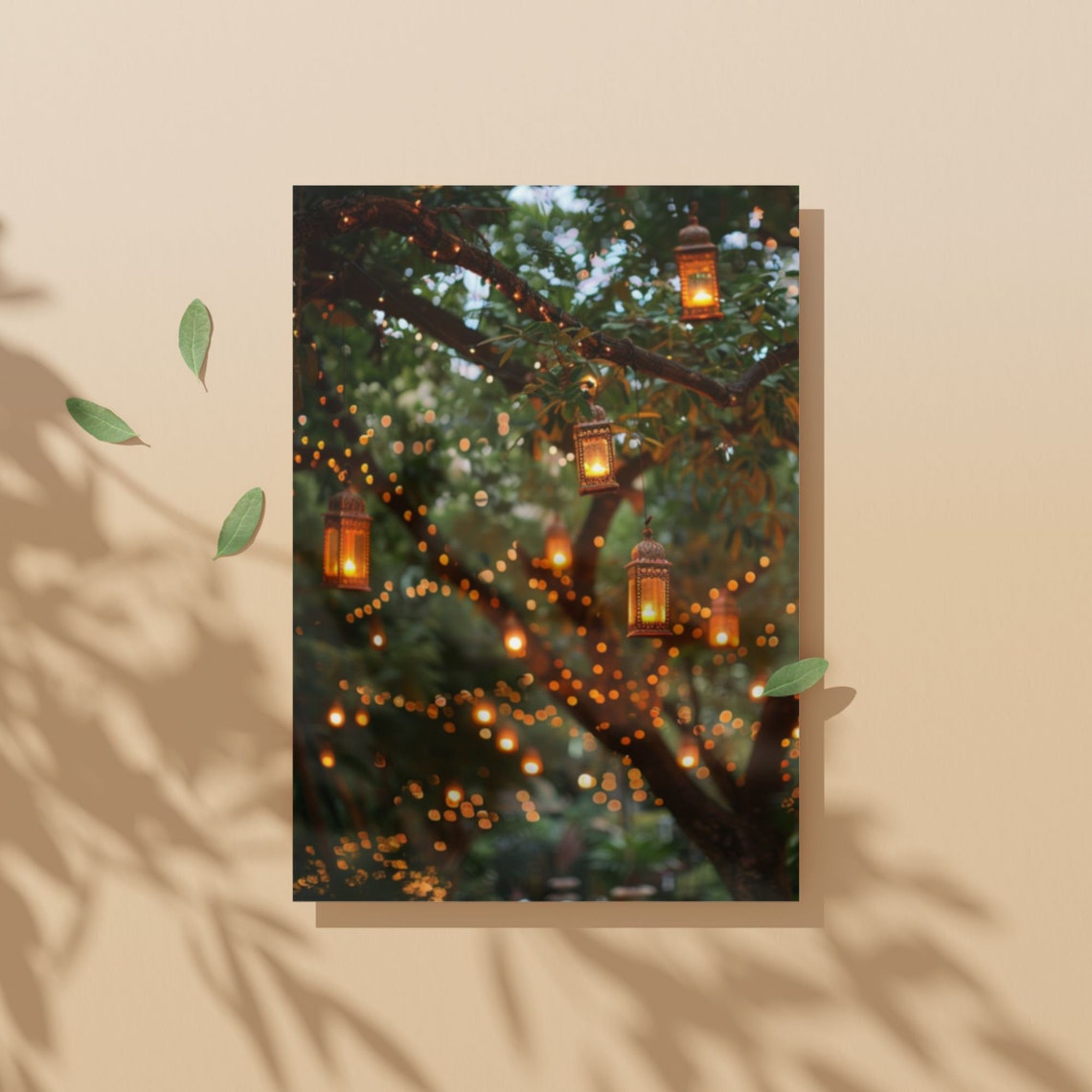 Enchanted Garden Digital Paper Floral Magic Garden Fairy Light Print ...