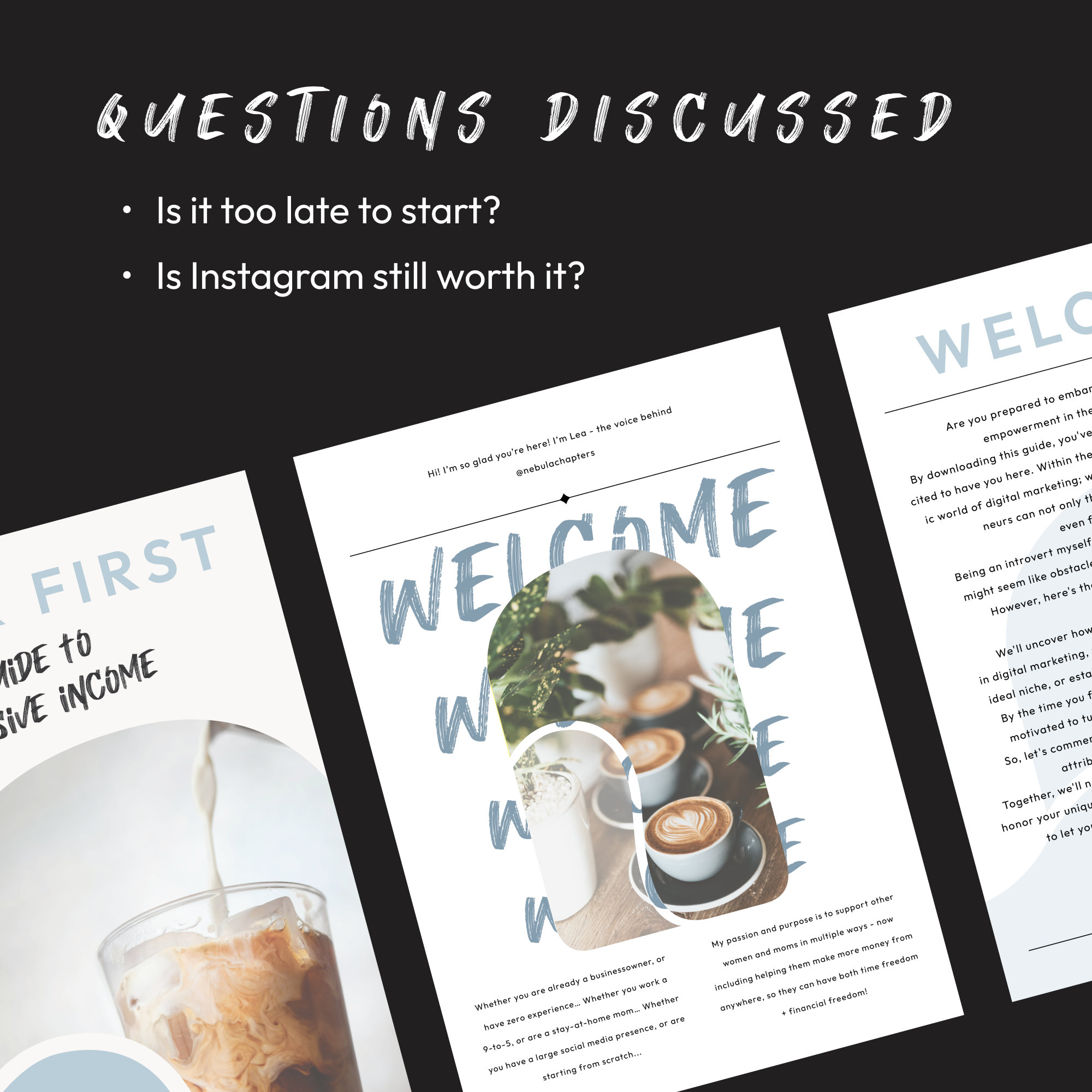 Guide to Passive Income Instagram Guide Faceless Success - Etsy