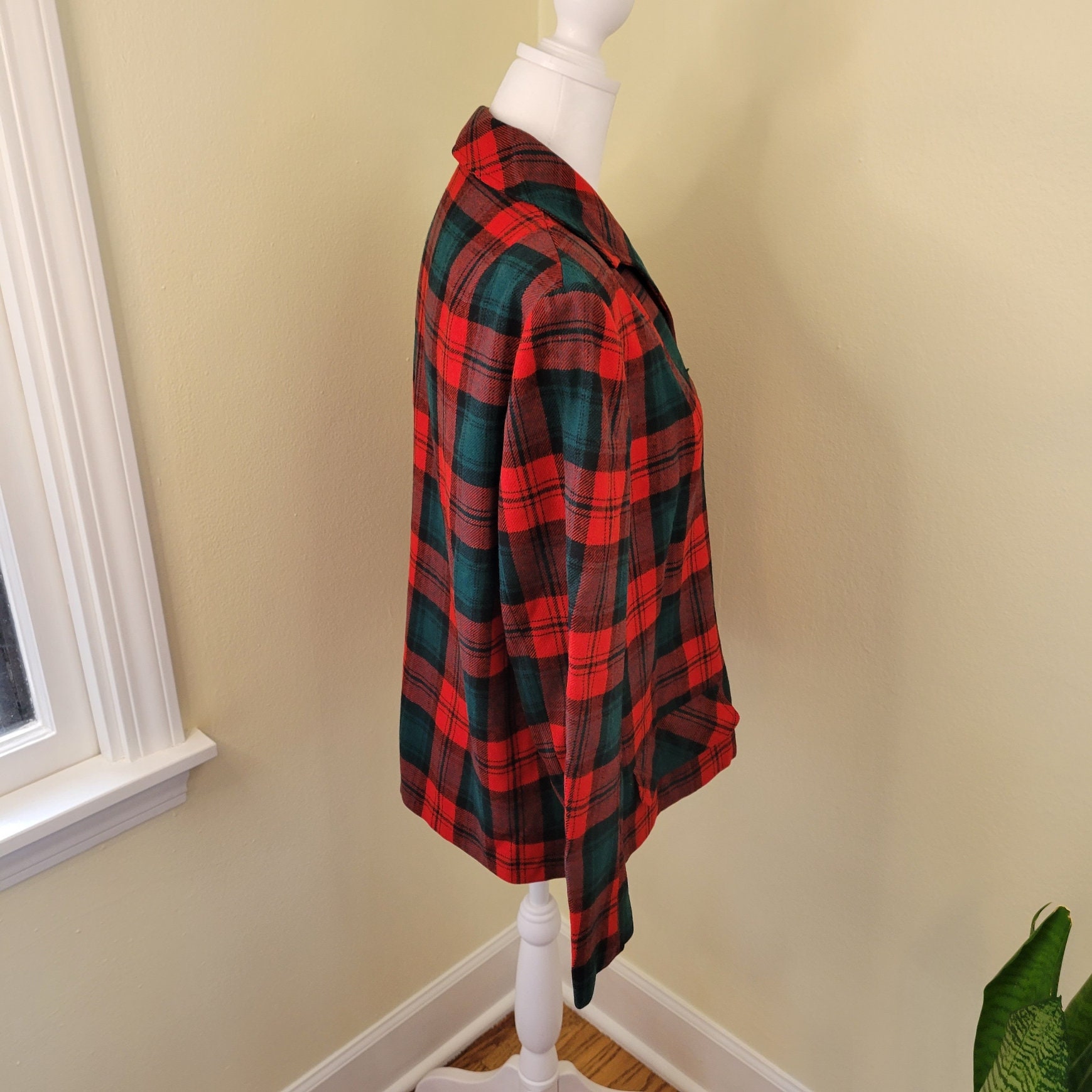 Vintage 60's Pendleton Women's 49er Wool Plaid Blazer Jacket - Etsy