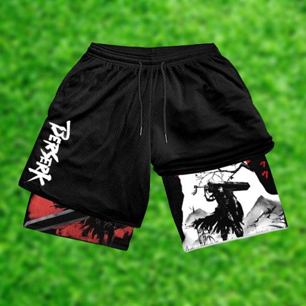 Anime Gym Shorts - Etsy