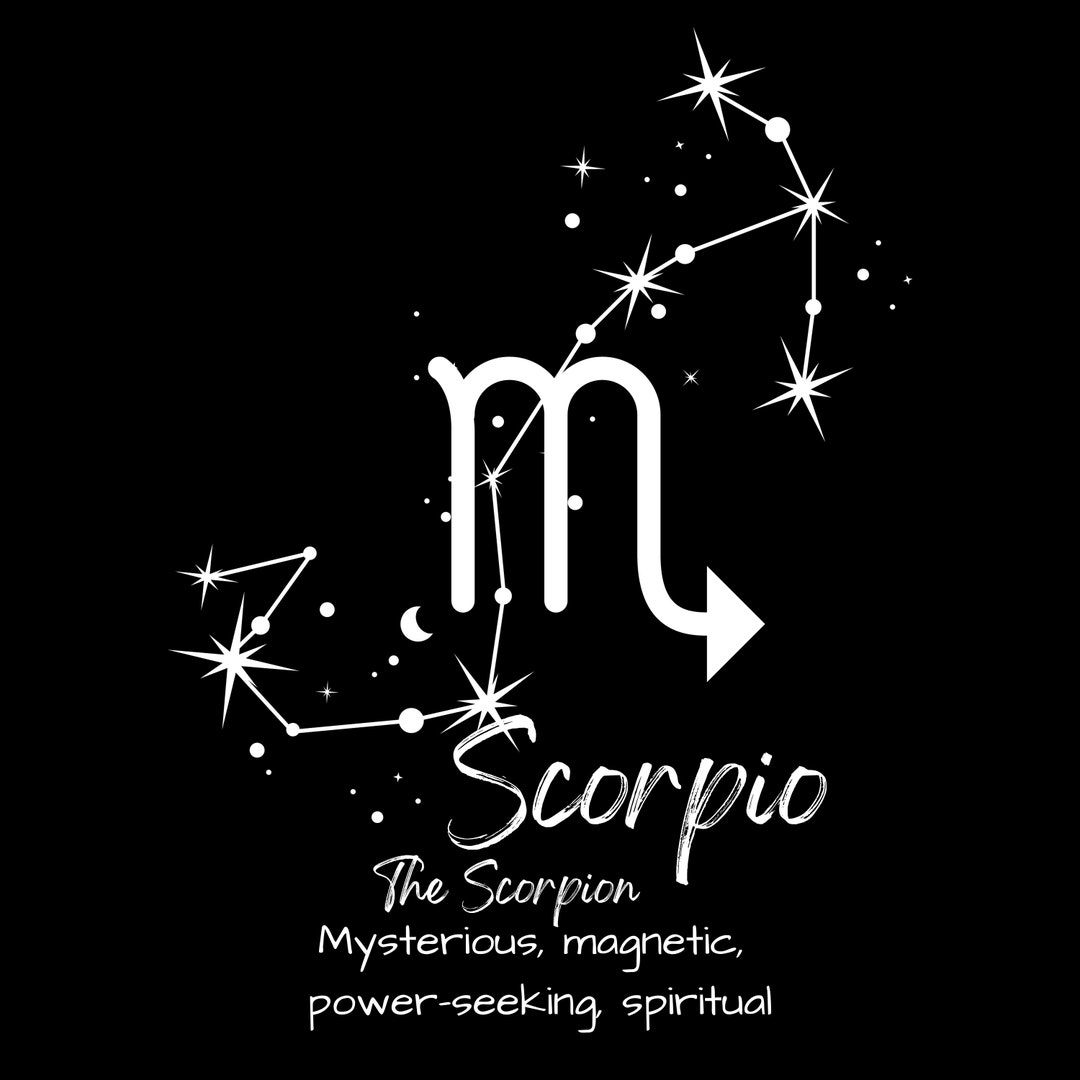 Scorpio Astrology Sign PNG - Etsy