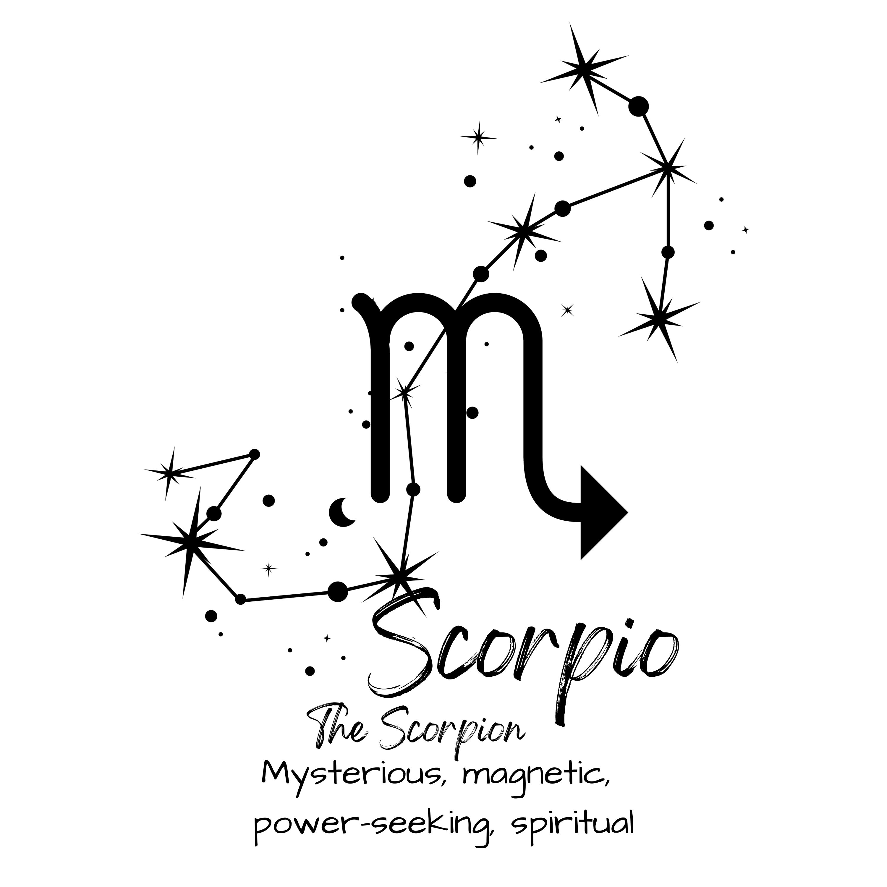 Scorpio Astrology Sign PNG - Etsy