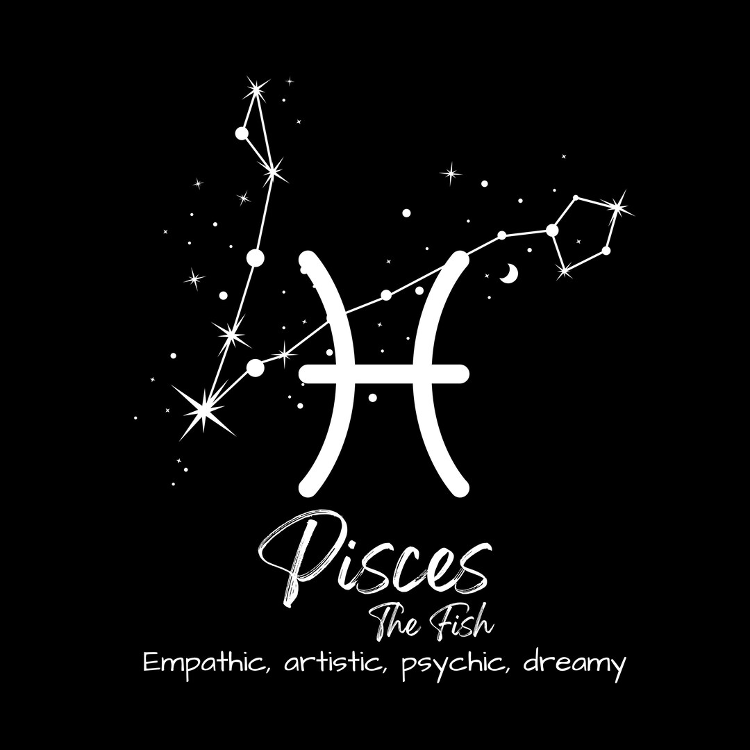 Pisces Astrology Sign PNG - Etsy
