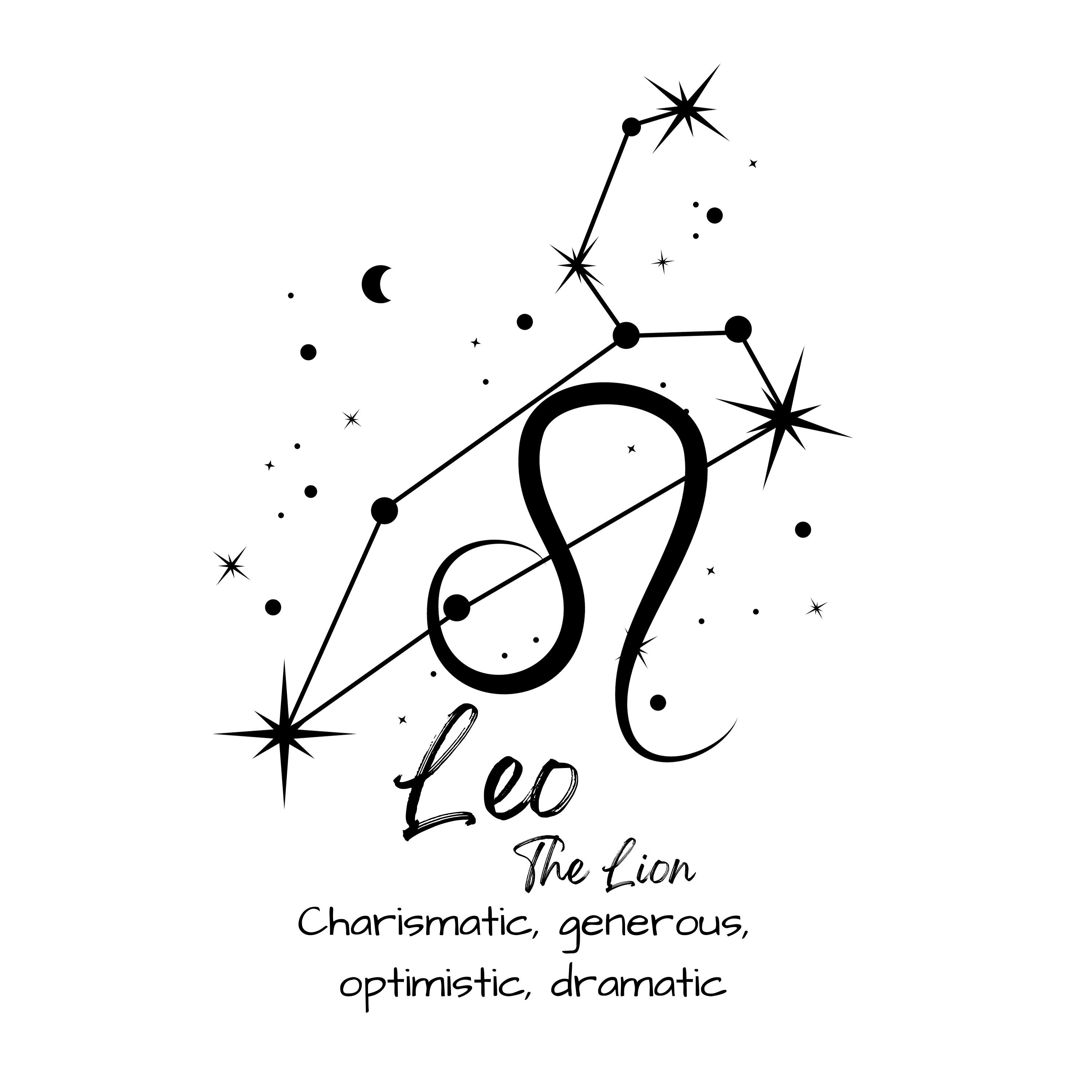 Leo Astrology Sign PNG - Etsy