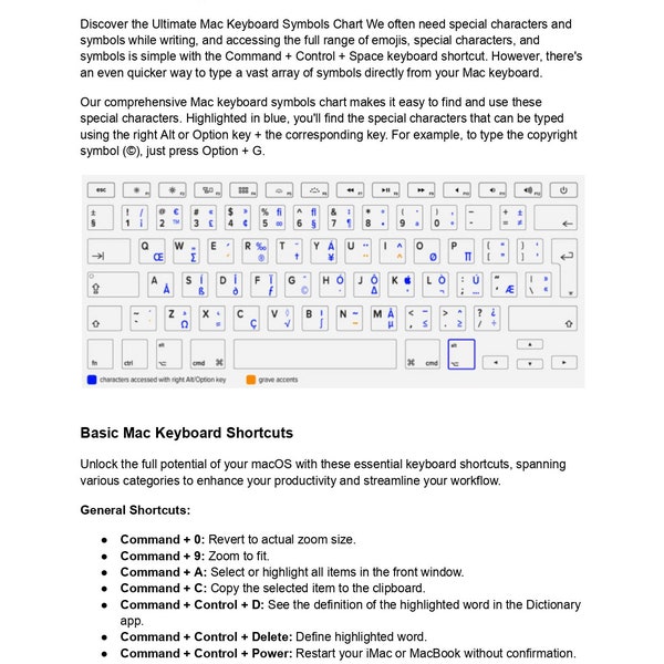 Keyboard Symbols - Etsy
