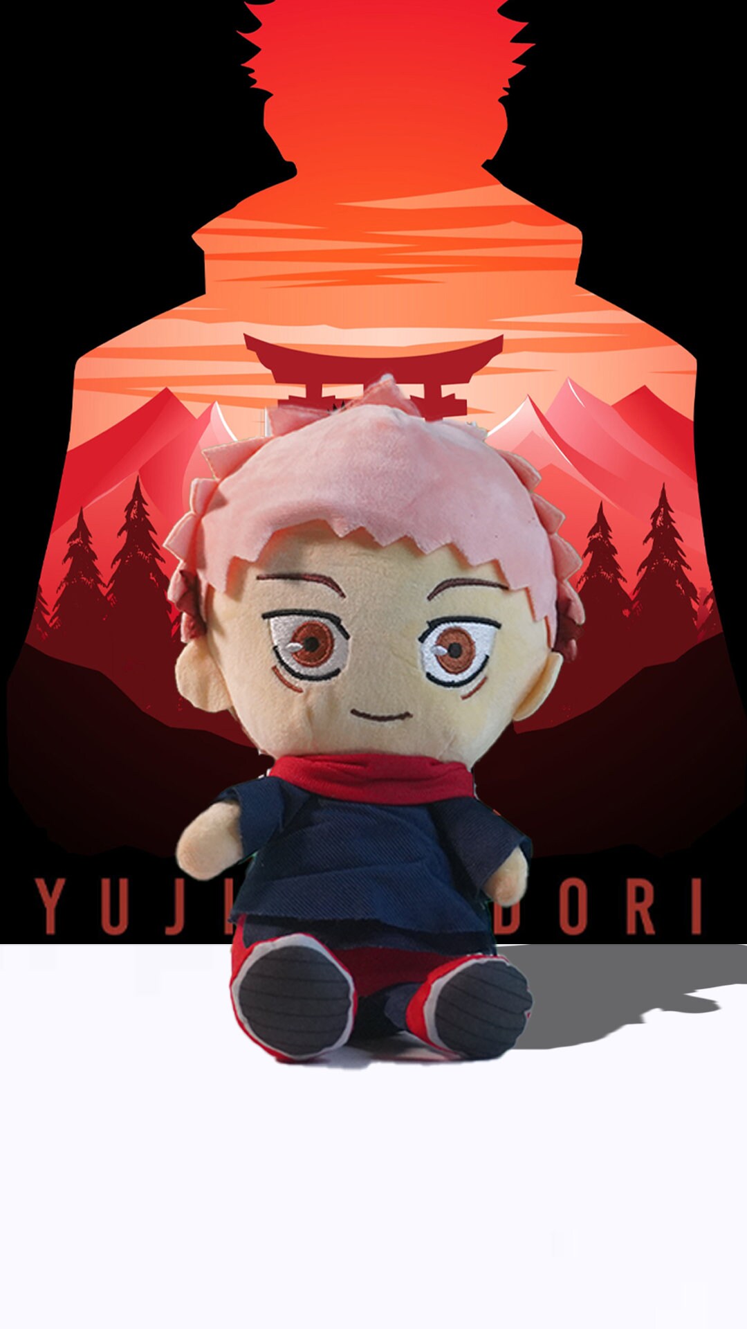 Jujutsu Kaisen Yuji Itadori Anime Doll - Etsy UK