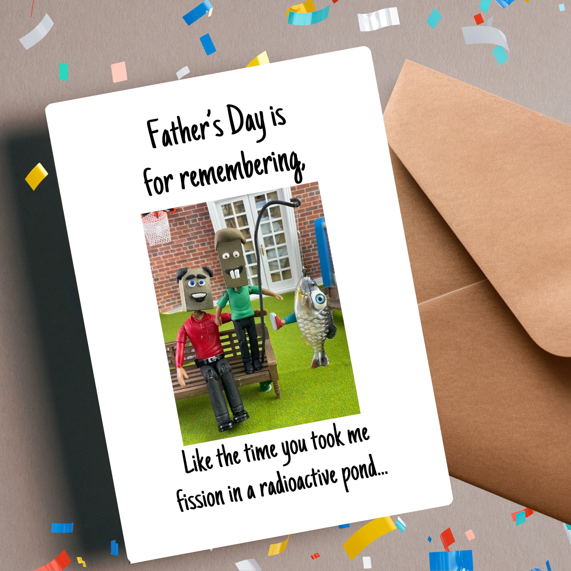 Printable Happy Father's Day Card Funny Silly Greeting Card Husband Dad ...