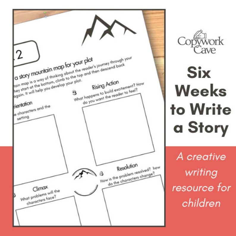 Six Weeks to Write a Story, Printable Homeschool Resource, Creative ...