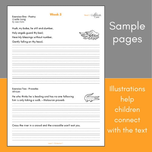 Charlotte Mason Copywork Printable, Beatrix Potter, Poems, Nursery ...